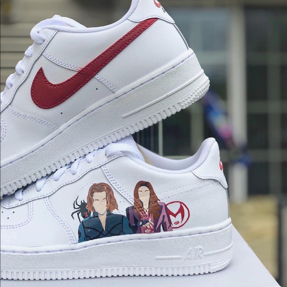 Nike | Shoes | Custom Painted Marvel Avengers Nike Air Force S | Poshmark
